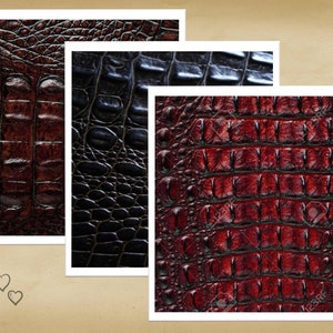 55 Leather Crocodile Textures - Digital Leather - Leather Background ...