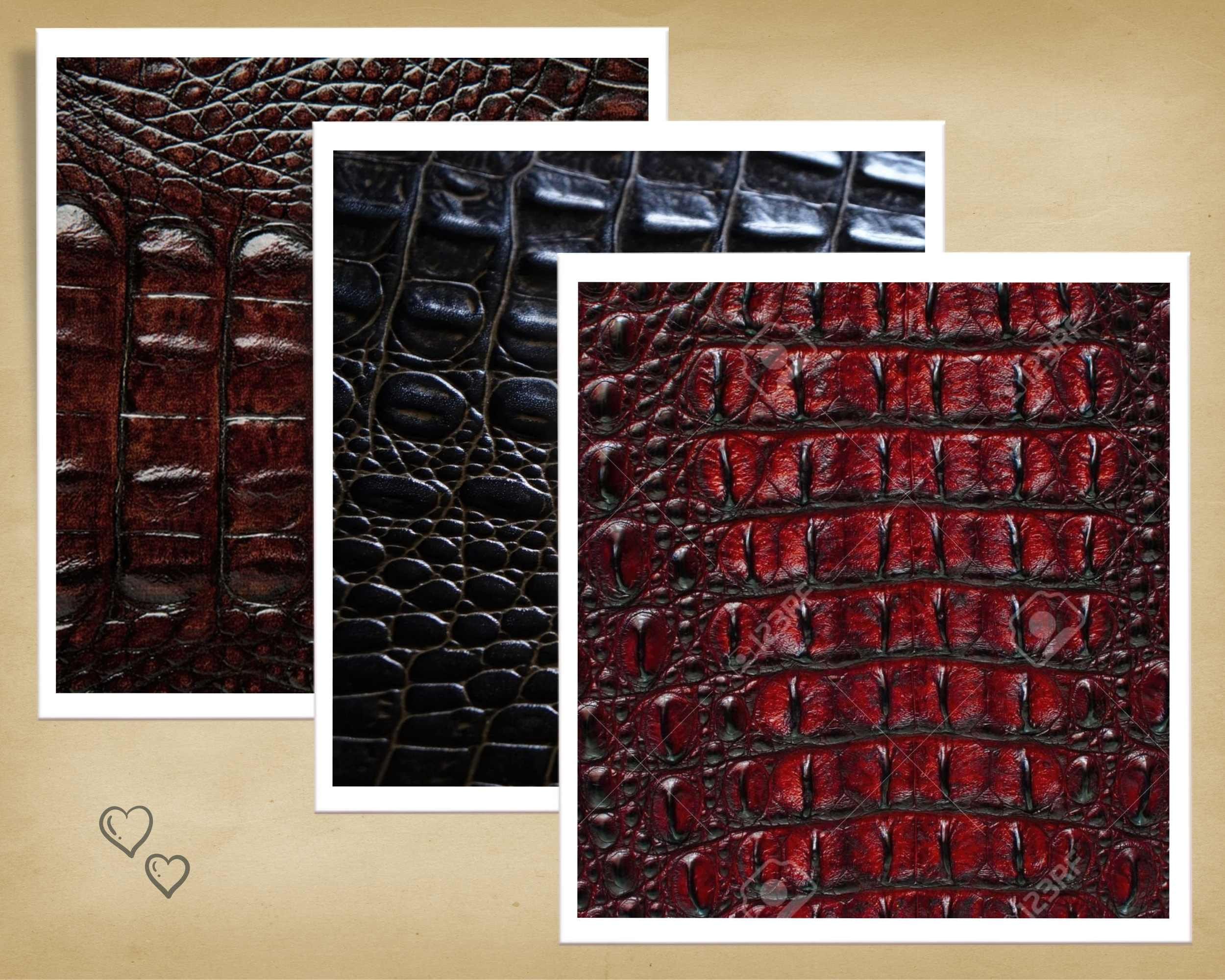 55 Leather Crocodile Textures - Digital Leather - Leather Background ...