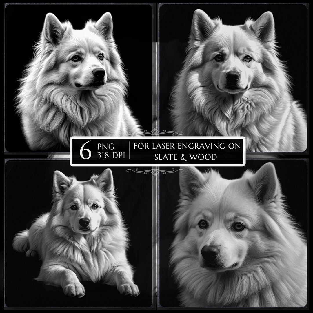 Finnish Lapphund for Laser Engraving File, Dog Breed Laser Burn PNG ...