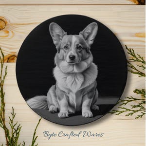 Corgi Dog PNG for Laser Engraving, Cute Dog Breed Laser Burn File ...