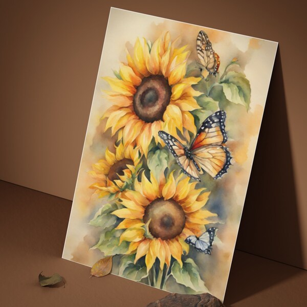 Sunflower Poster - Etsy