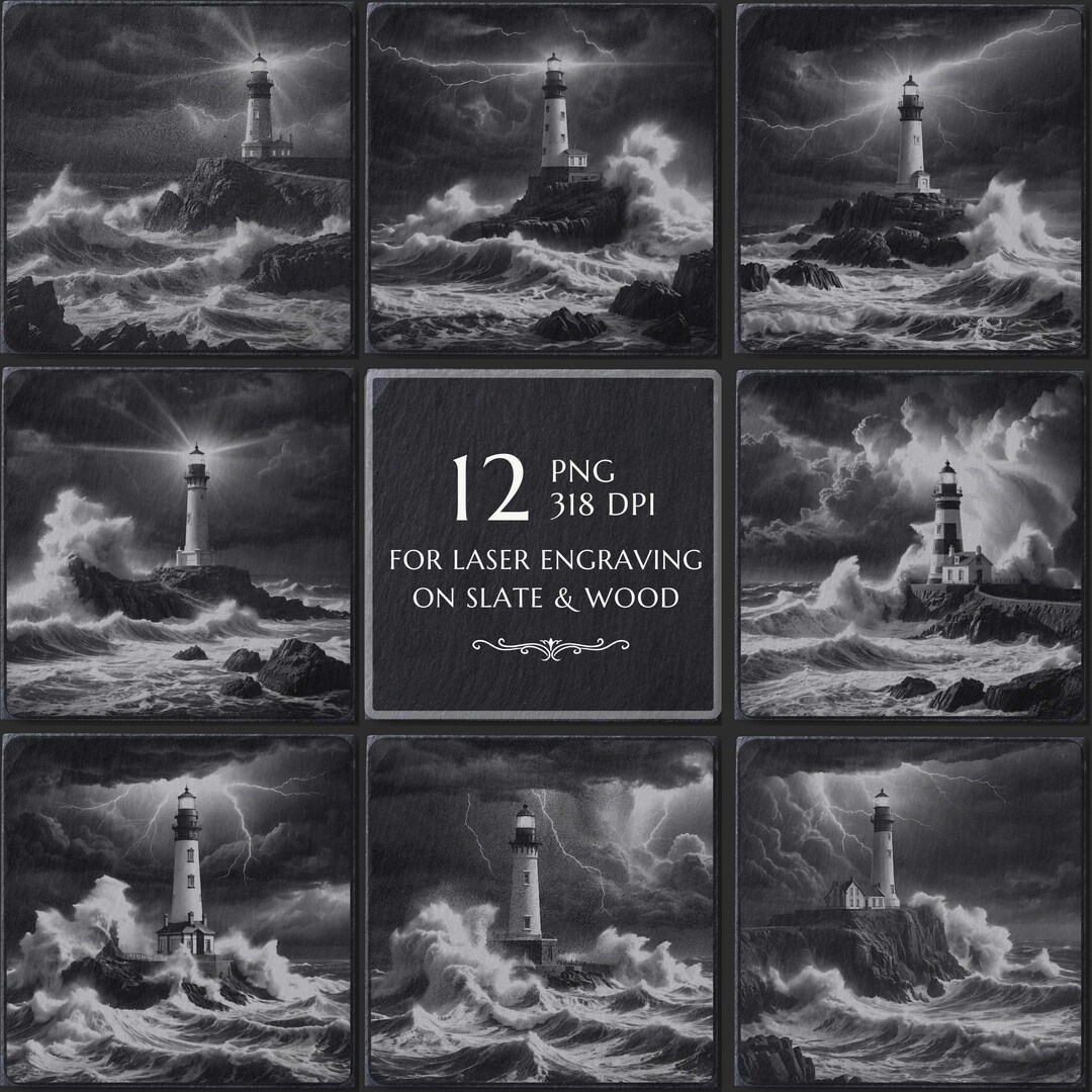 Light House PNG Laser Ready Engraving, Sea Lighthouse Png, Laser Burn ...