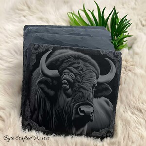 Bison PNG Laser Ready Engraving File, Buffalo Laser Burn PNG, Wildlife ...