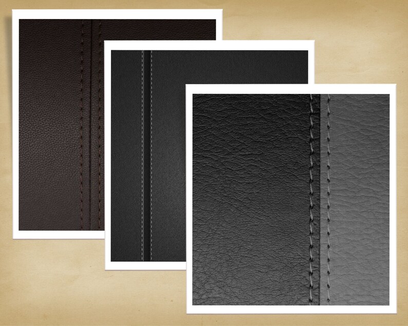 70 Leather Textures Digital Papers, Rustic Leather Page, Leather ...