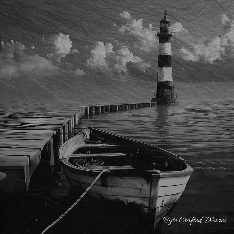 Lighthouse PNG Laser Engraving File, Light House Slate Coaster Design ...