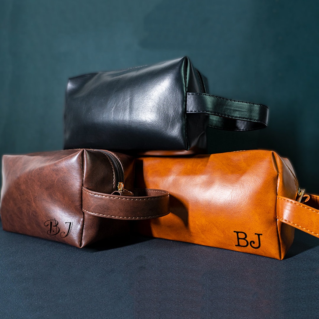 Custom Leather Toiletry Bagpersonalized Toiletry Bag - Etsy