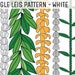 Single Leis Pattern - White - Puakenikeni Lei - Pikake Lei - Maile Lei ...