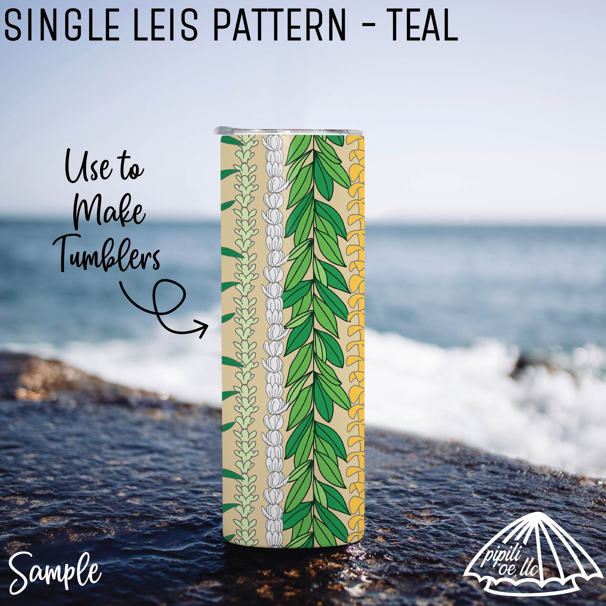 Single Leis Pattern Sand Puakenikeni Lei Pikake Lei Maile Lei Ti Leaf ...