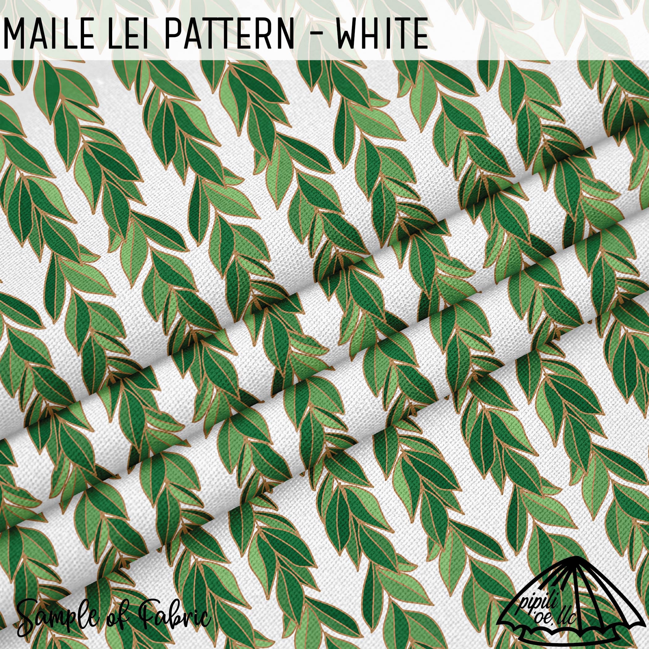 Maile Lei Pattern White Hawaii Seamless Pattern Lei Strand PNG Maile ...