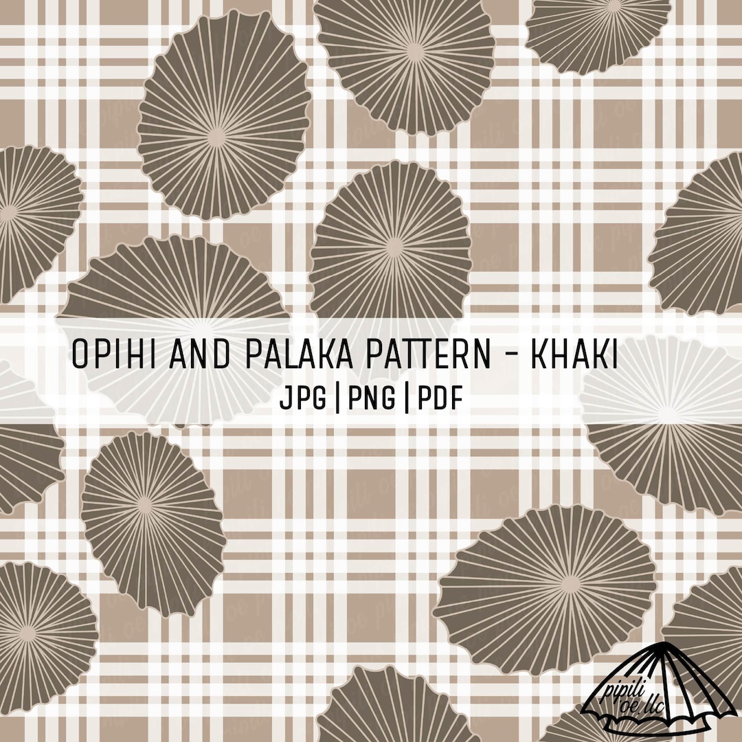 Opihi and Palaka Pattern - Palaka Seamless Pattern - Hawaii Sublimation ...