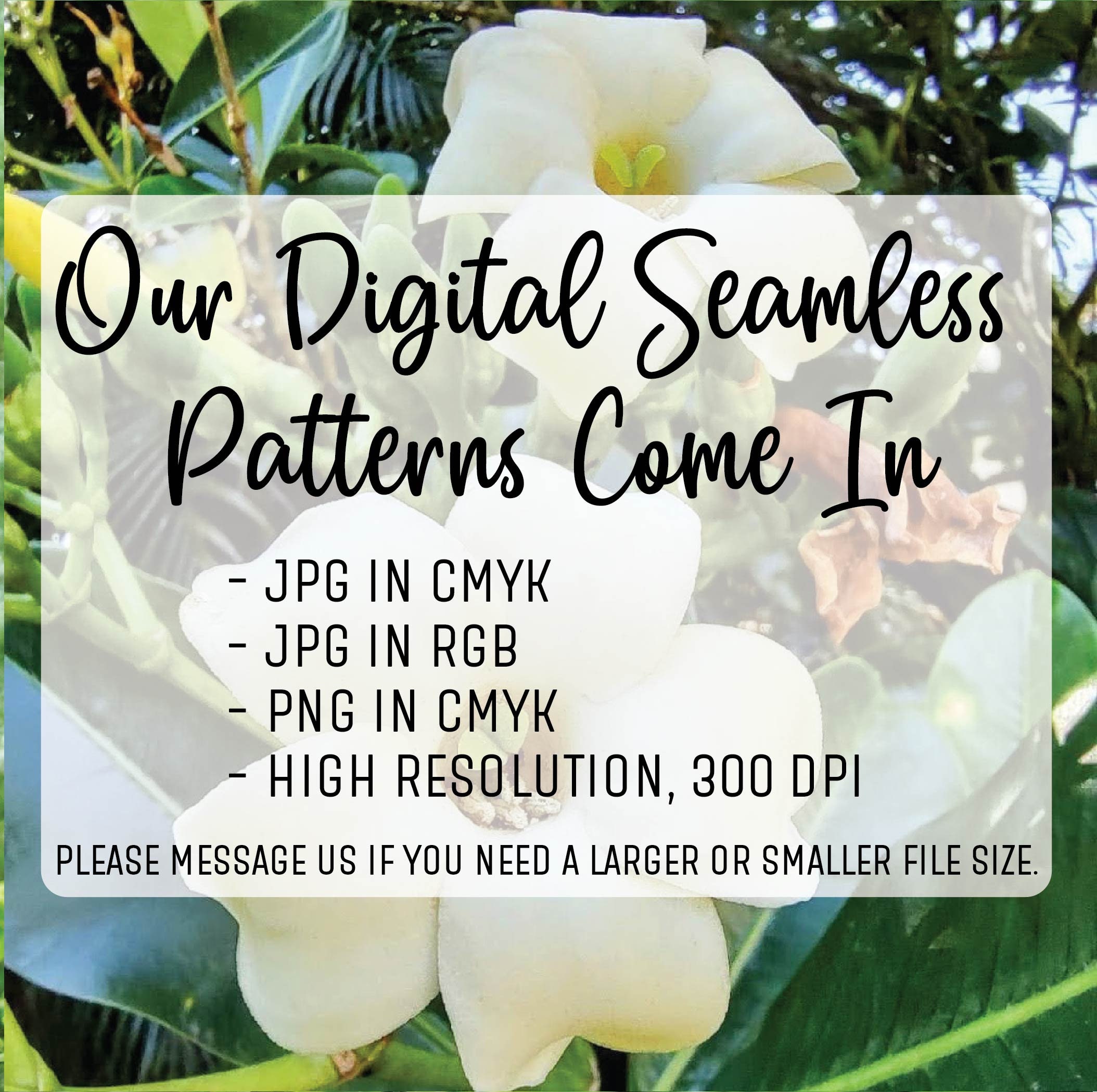 Double Puakenikeni Lei Pattern White Puakenikeni Lei Seamless Design ...