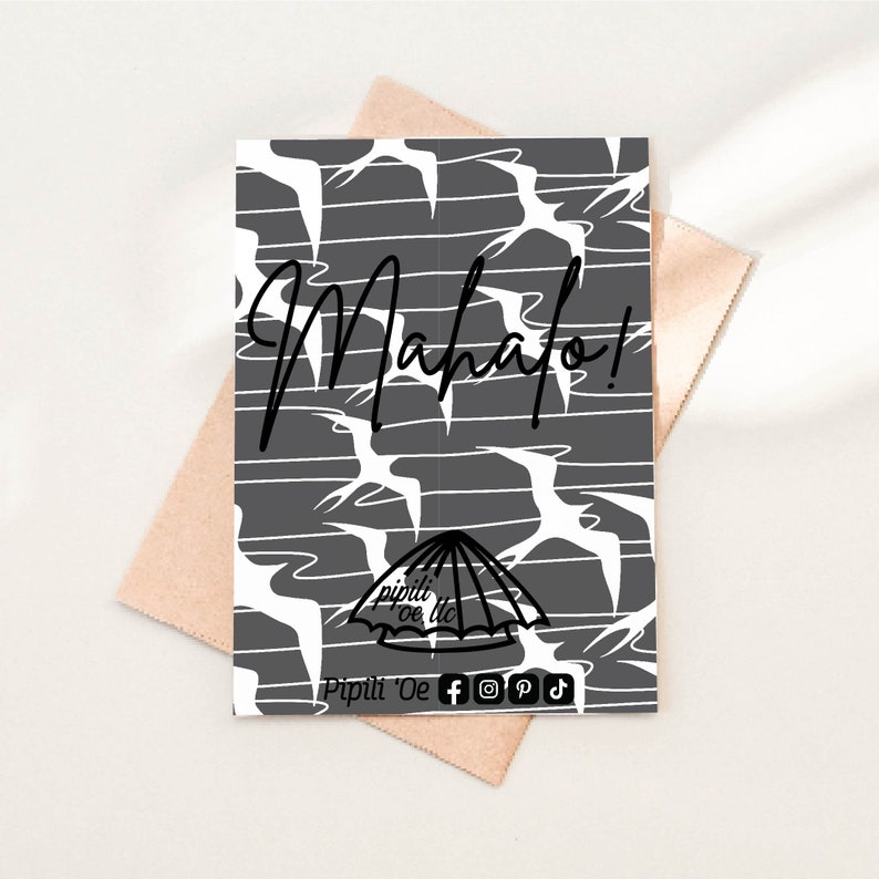 Iwa in Flight Over the Ocean Pattern - Black - Iwa Bird Seamless ...