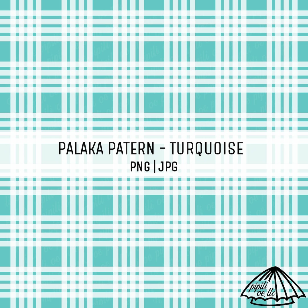 Palaka Pattern - Turquoise - Palaka Repeating Pattern - Palaka Seamless ...