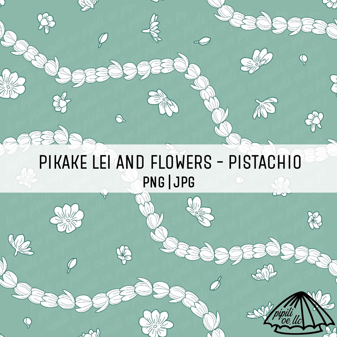 Pikake Leis and Flowers - Pistachio - Pikake Lei PNG - Lei Strand ...
