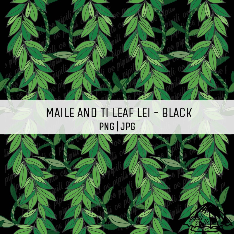 Ti Leaf Maile Art - Etsy