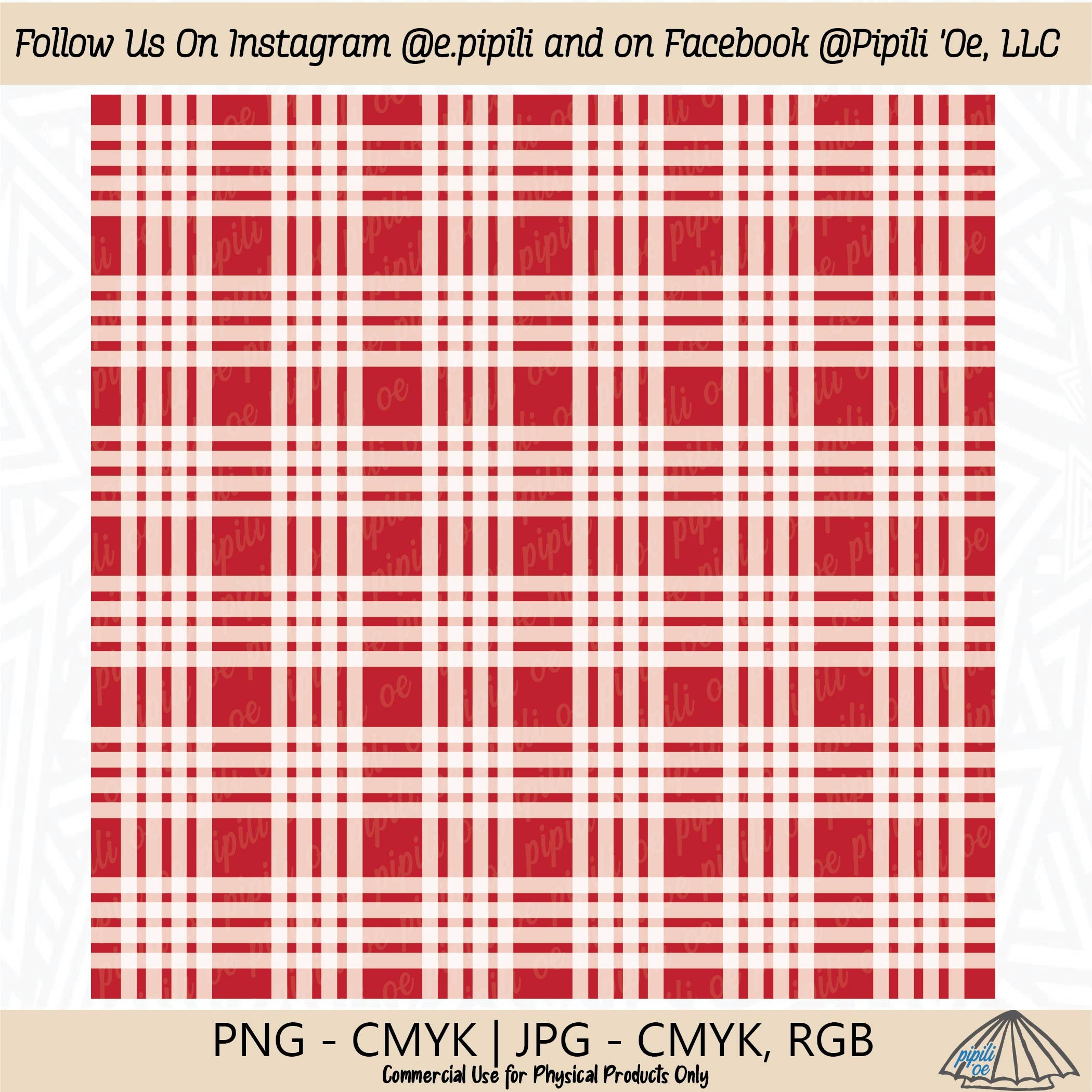 Palaka Pattern - Red - Palaka Repeating Pattern - Palaka Seamless PNG ...