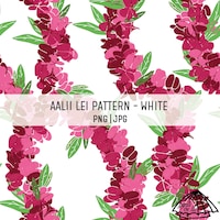 Ti Leaf Lei Front and Back SVG - Ti Leaf Lei SVG - Lāʻī Leis SVG ...