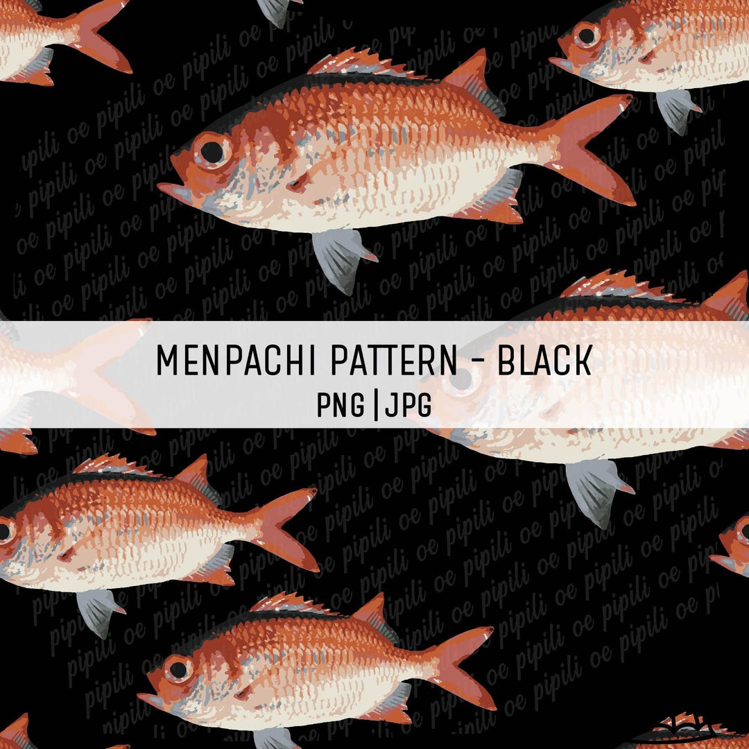 Menpachi Pattern - Black - Menpachi Seamless Repeating Pattern for ...