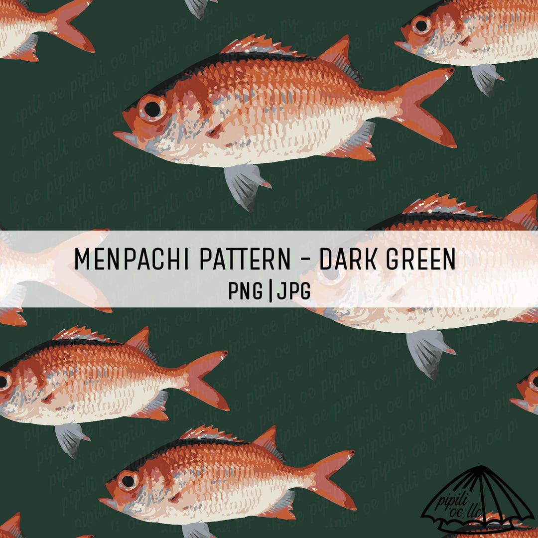 Menpachi Pattern Dark Green Menpachi Seamless Repeating Pattern ...