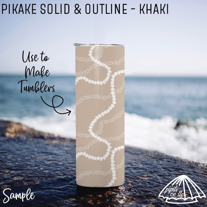 Pikake Leis Solid and Outline - Khaki - Pikake Lei PNG - Lei Strand ...