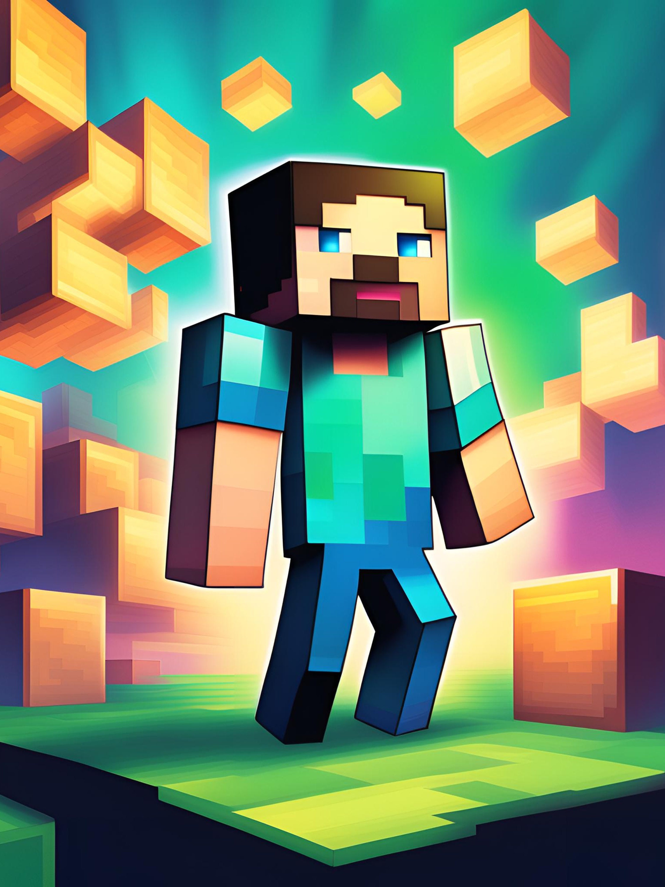 Minecraft Printable Poster Jpg Pdf Set of 4 Minecraft Wall Art ...