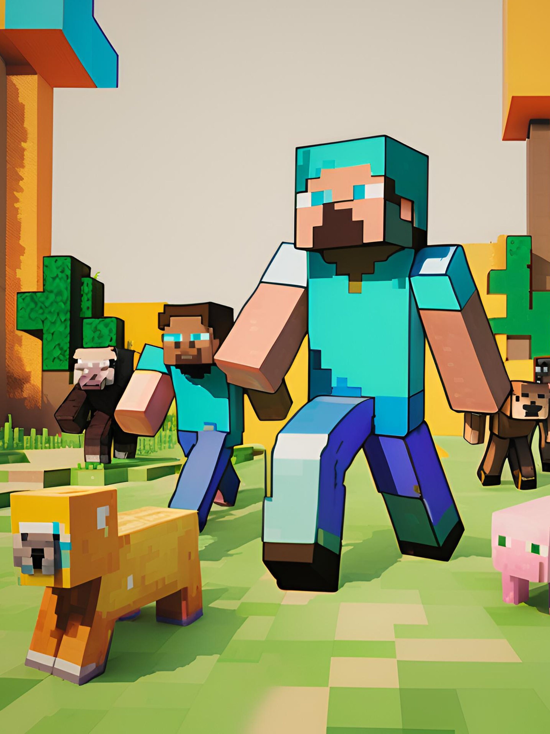 Minecraft Printable Poster Jpg Pdf Set of 4 Minecraft Wall Art ...