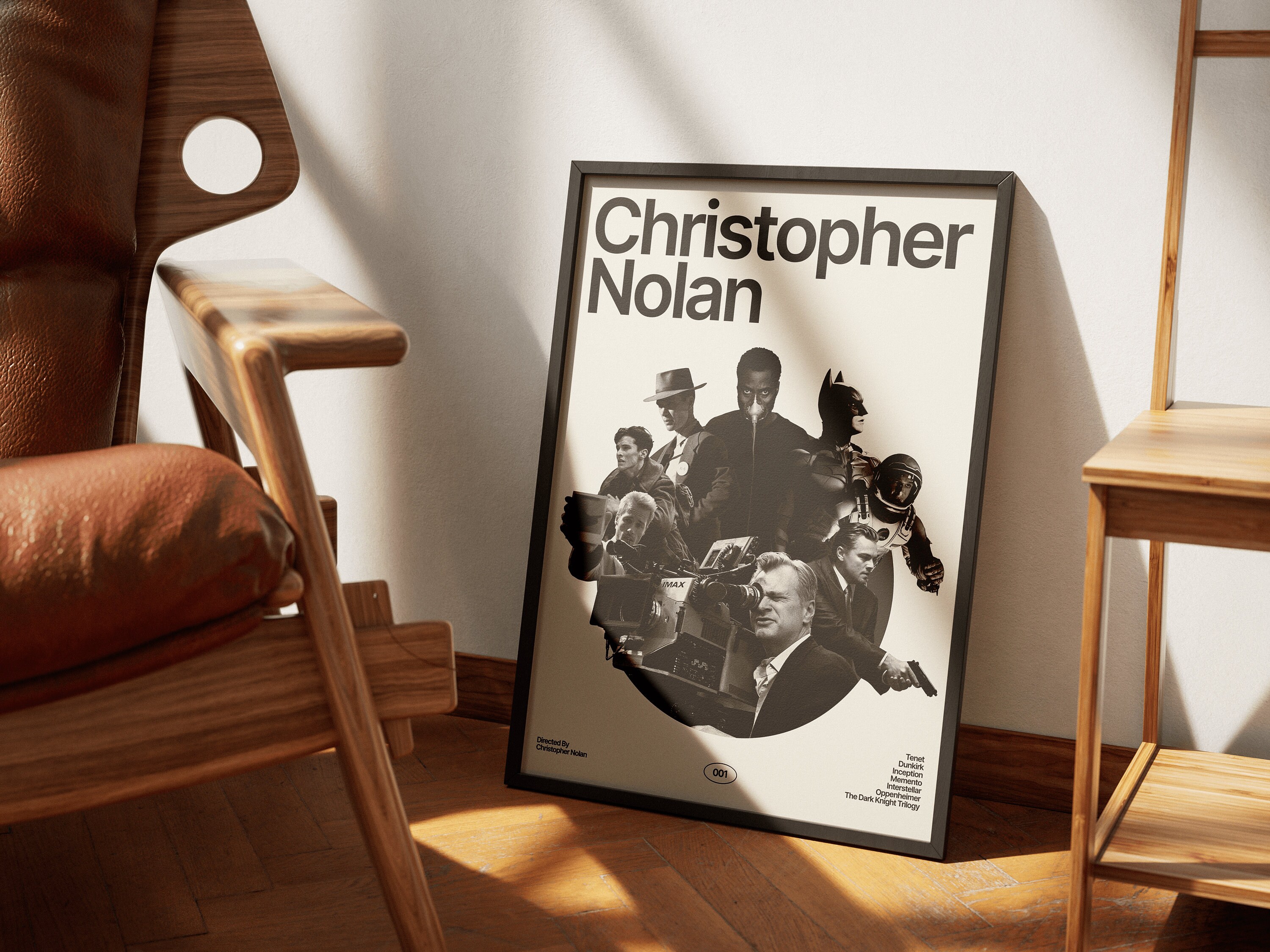 Christopher Nolan Wall Art Cinema Poster Tenet Dunkirk Memento ...