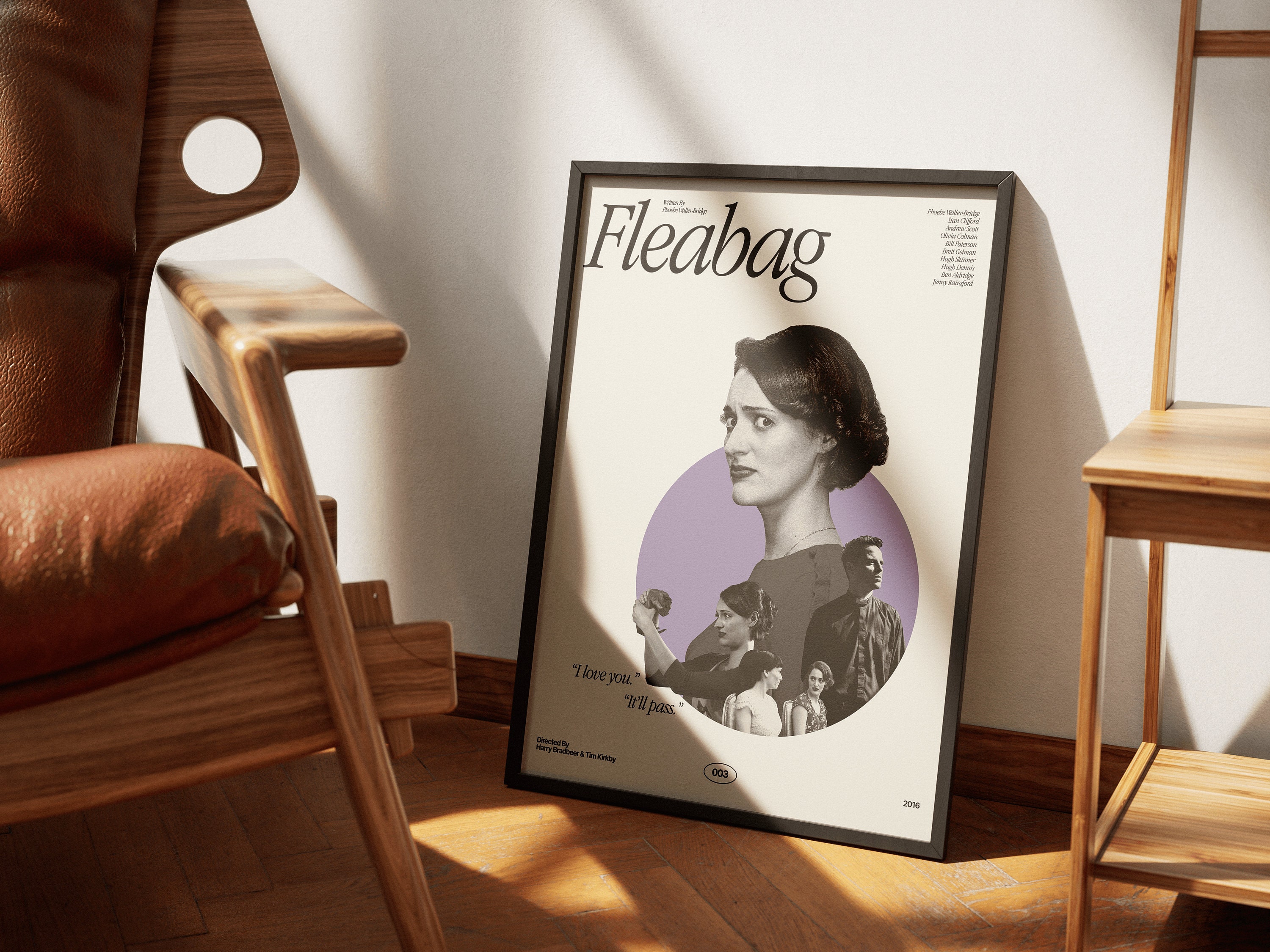 Fleabag TV Show Poster Wall Art | Phoebe Waller-bridge| Living Room ...