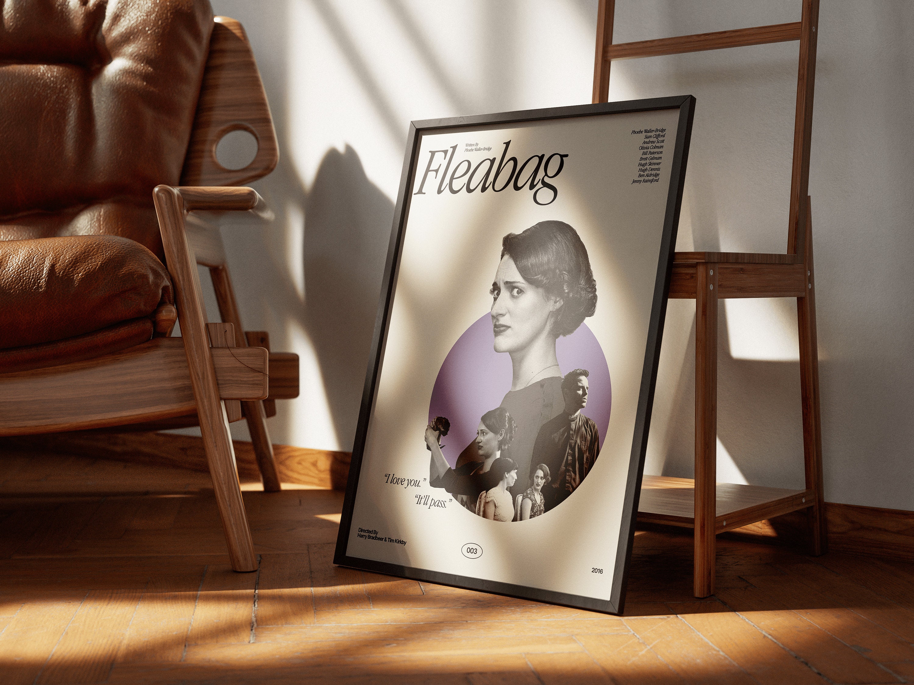 Fleabag TV Show Poster Wall Art | Phoebe Waller-bridge| Living Room ...