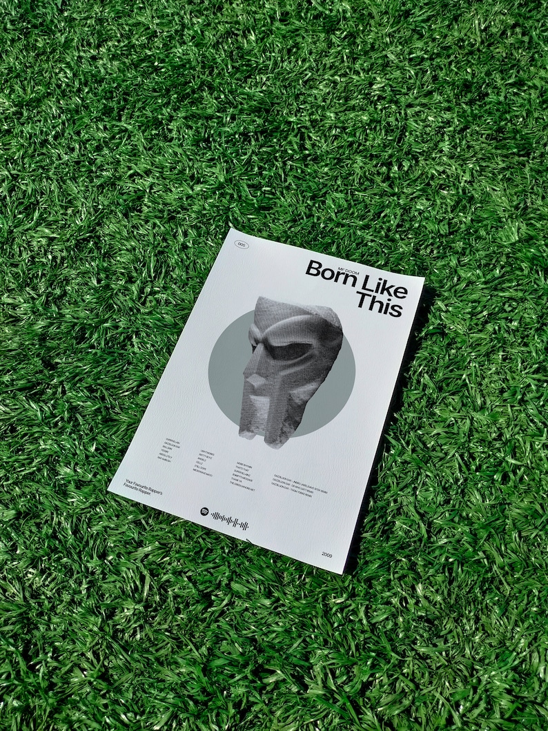 MF DOOM Born Like This Poster 42cm X 59.4cm Living Room - Etsy