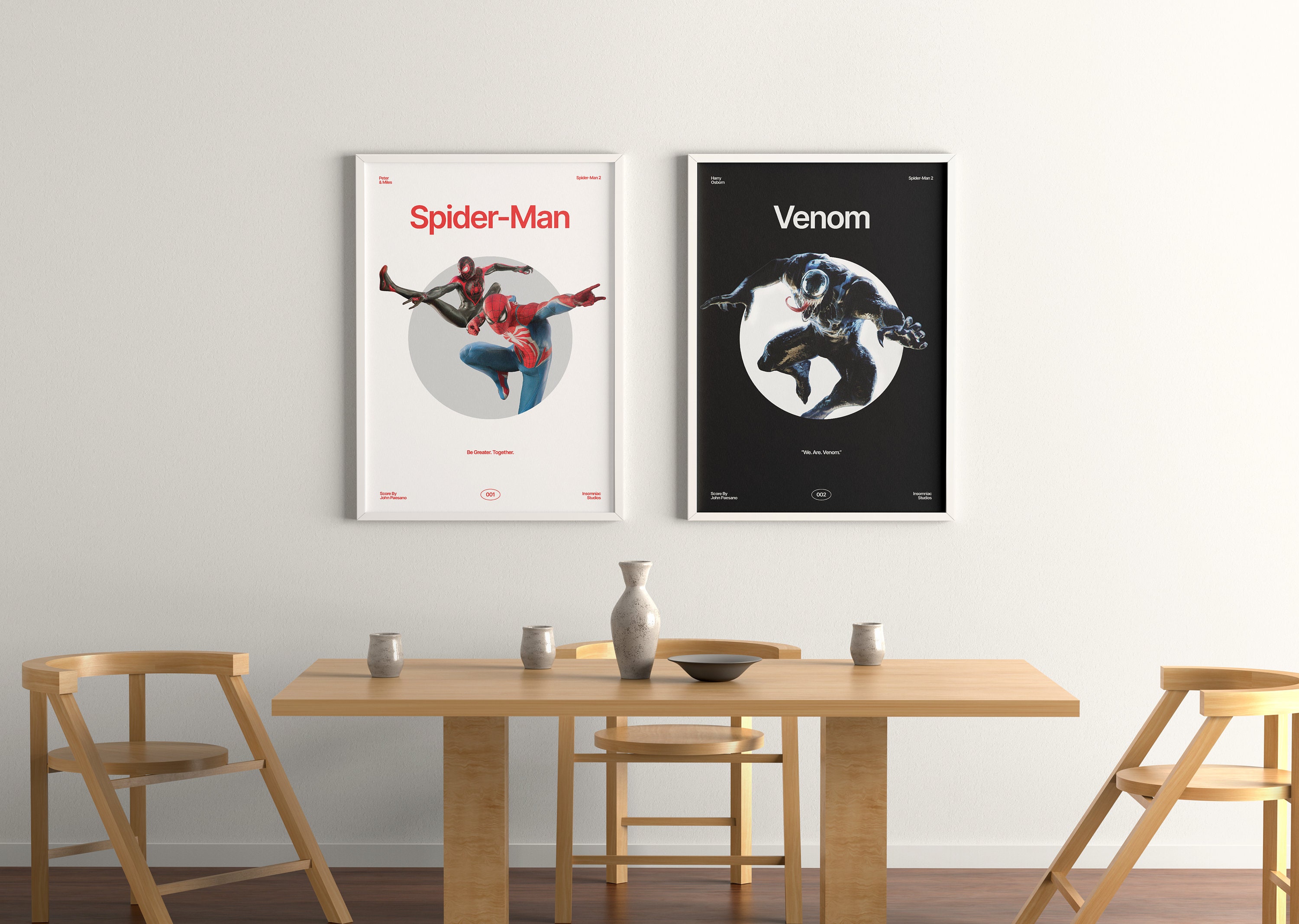 Venom Spider-man 2 PS5 Game Poster Living Room Bedroom - Etsy