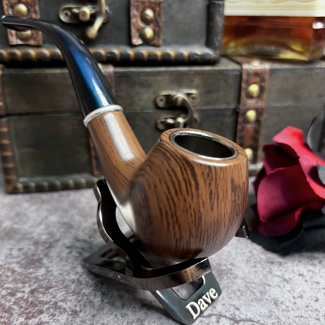 Personalized Pipe Stands Stainless Steel Smoking Pipes Rack - Etsy