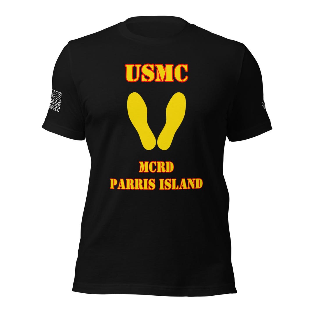 USMC Yellow Footprints MCRD Parris Island Alumni - Etsy