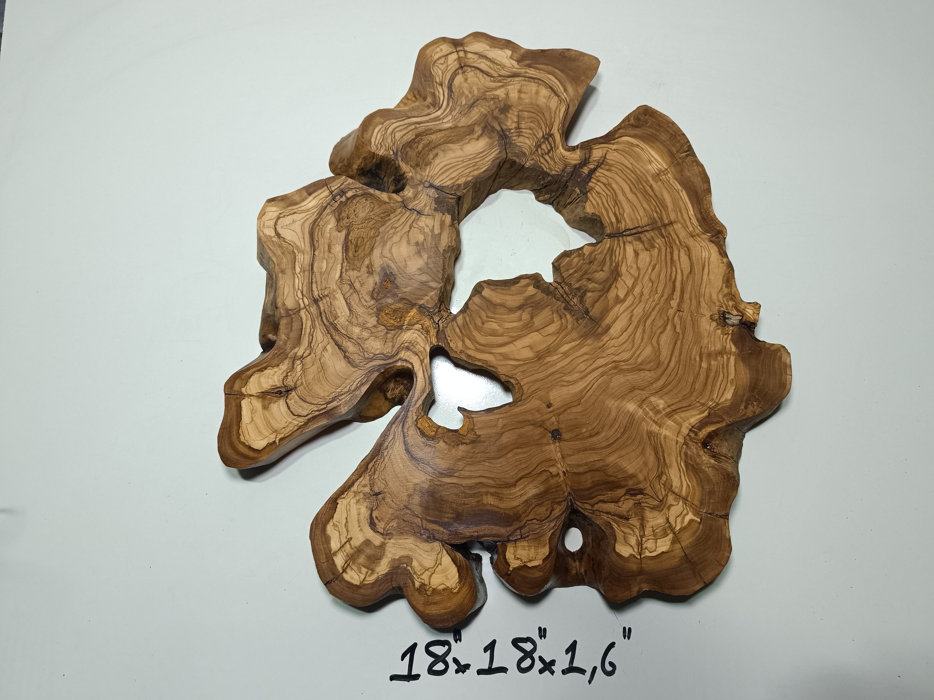 18 Epoxy Resin Raw Wood, Olive Wood Slab, Unfinished Live Edge Slab for ...