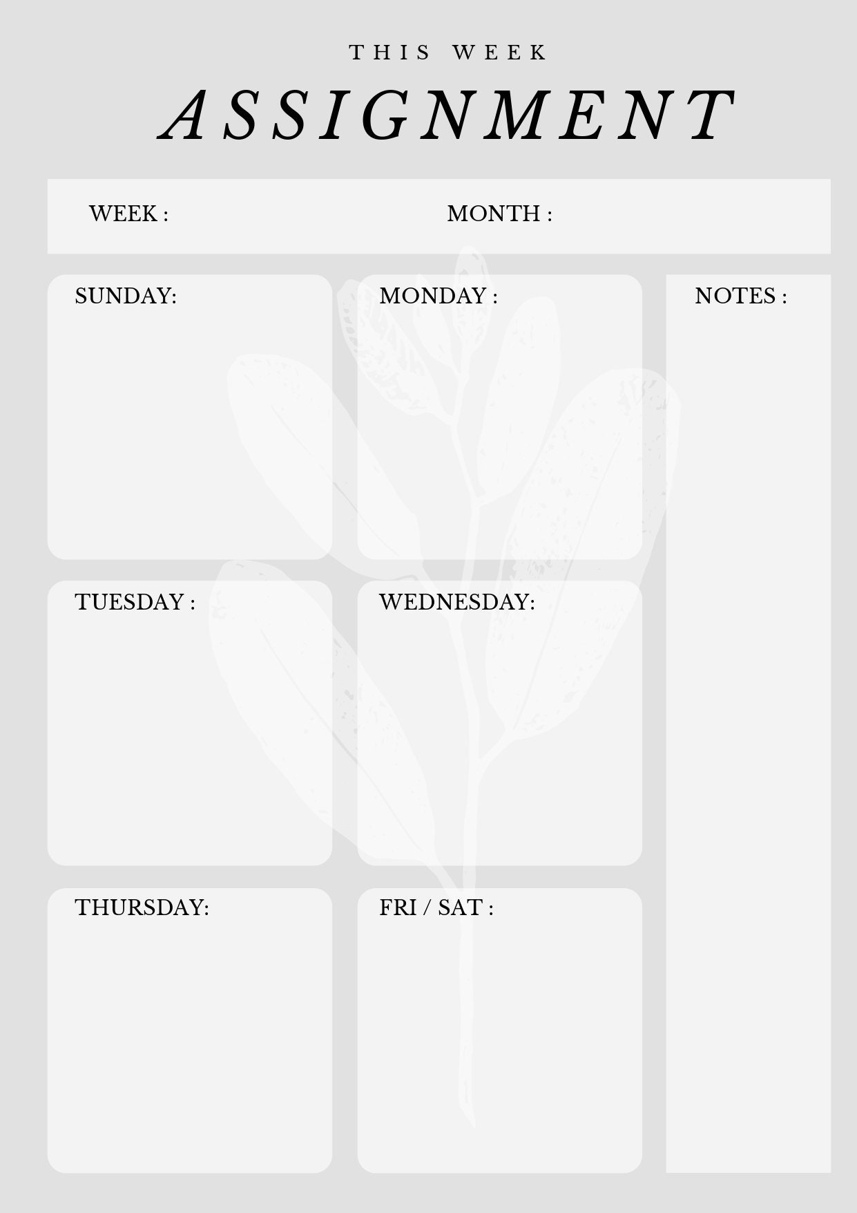 Planner Template Earth-tone Theme - Etsy