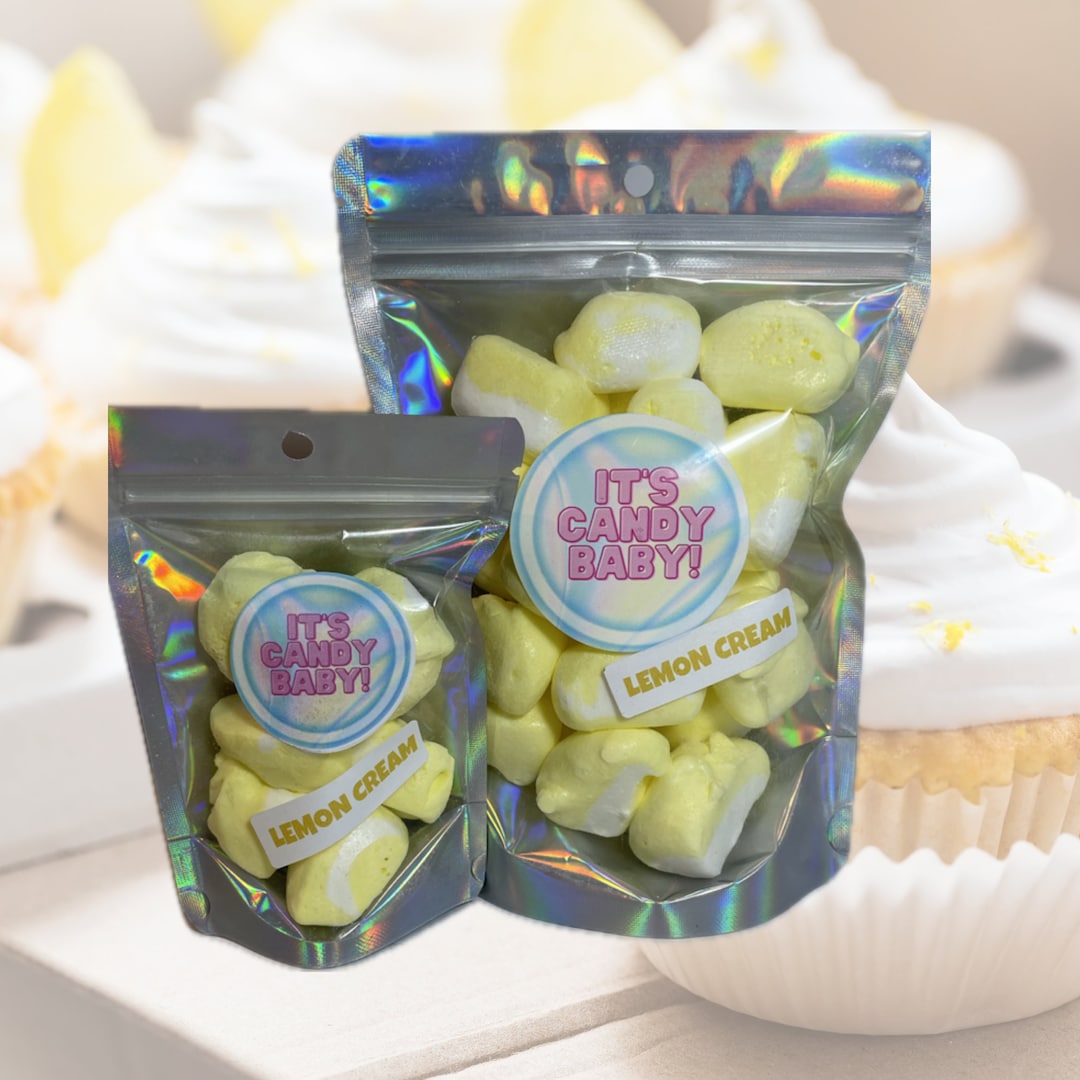 Lemon Cream Freeze Dried Taffy: Crunchy, Airy Treat - Etsy