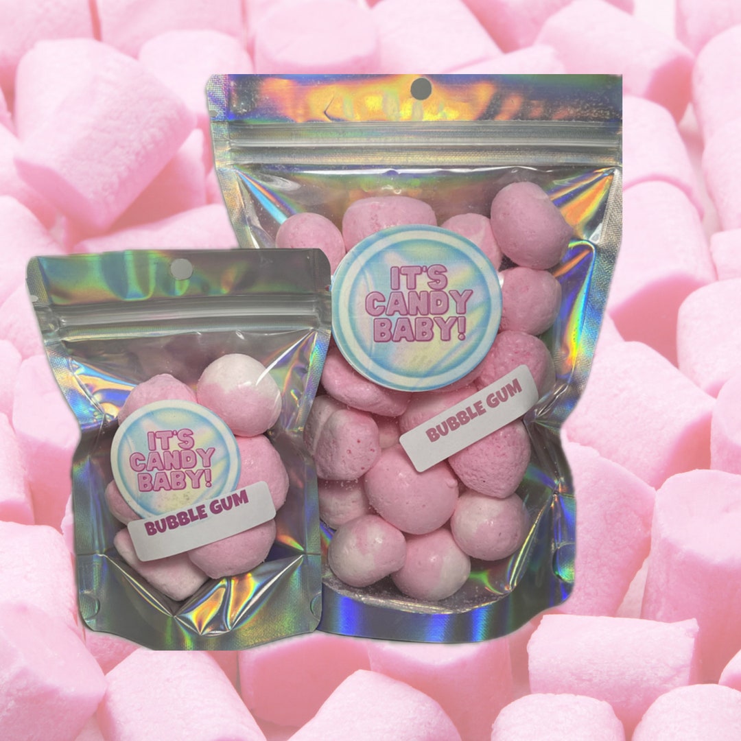 Bubble Gum Freeze Dried Taffy: Crunchy, Airy Space Candy - Etsy
