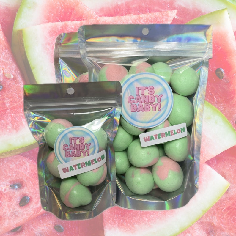 Watermelon Freeze Dried Taffy: Crunchy, Airy Candy - Etsy