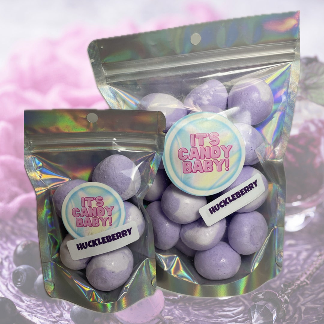 Huckleberry Freeze Dried Taffy: Crunchy Space Candy - Etsy