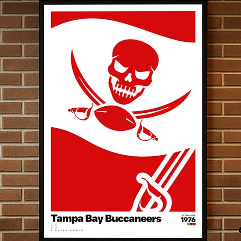 Buccaneers Poster - Etsy UK