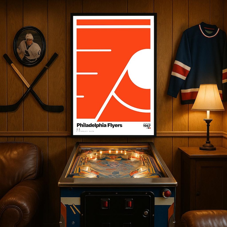 Philadelphia Flyers Poster, Hockey Gifts, Sports Poster, Hockey Poster ...
