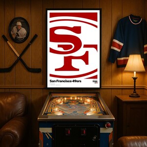 San Francisco 49ers Poster, Football Gifts, Sports Poster, Football ...