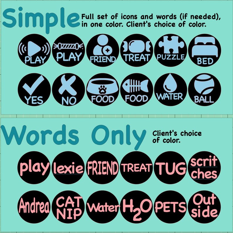 Talking Button Decals/stickers/labels; Hunger for Words, Learning ...