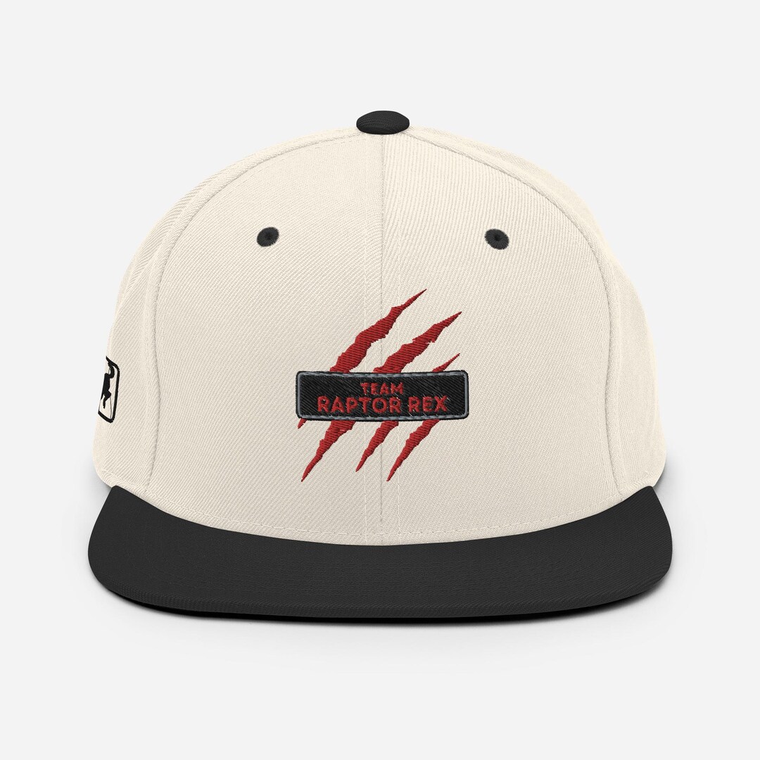 Team Raptor Rex Snapback Hat - Etsy