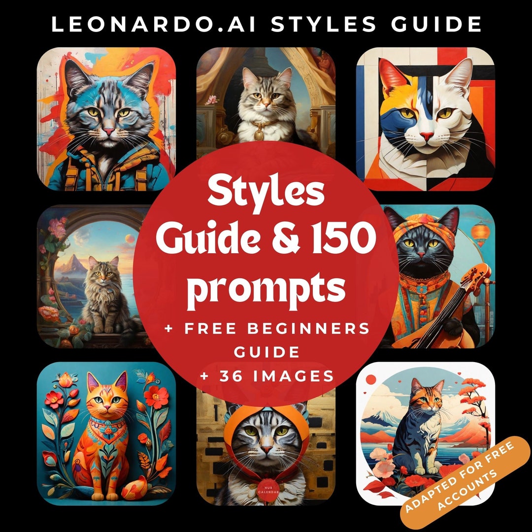 Leonardo AI Prompts, Leonardo AI Art Guide With Cat AI Art Example ...