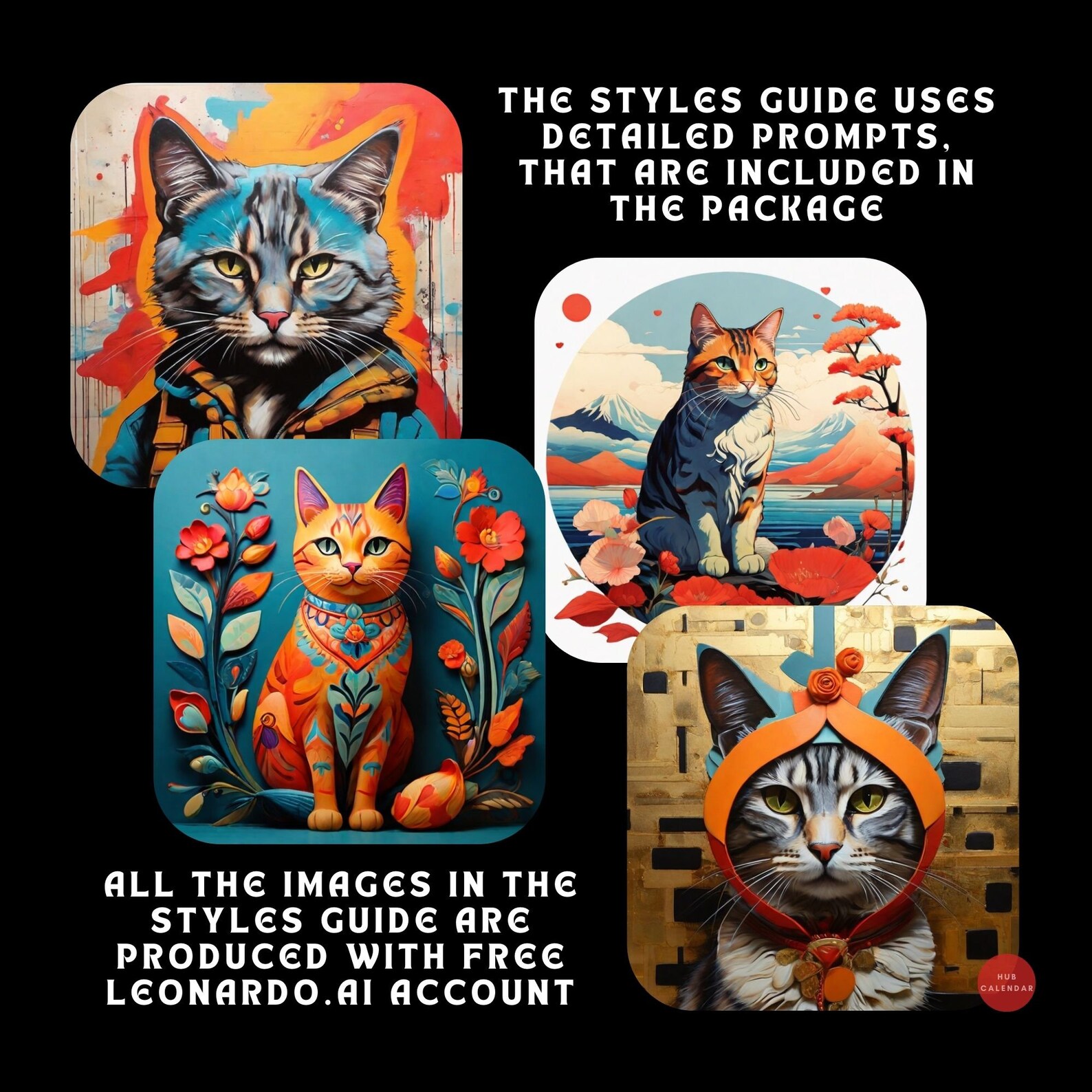 Leonardo AI Prompts, Leonardo AI Art Guide With Cat AI Art Example ...