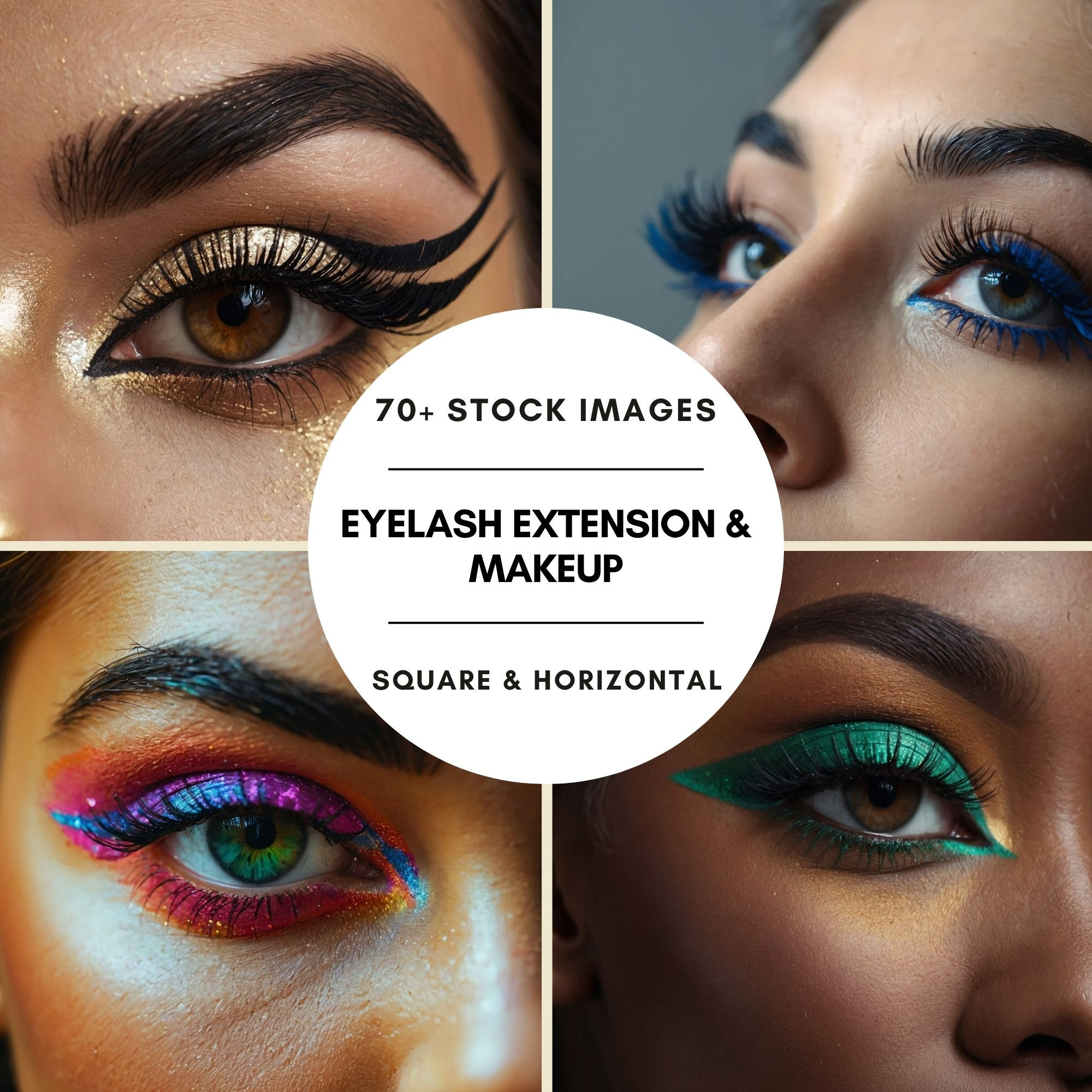 70 Eyelash Model Stock Photo, AI Stock Photos Lashes, Commercial Use ...