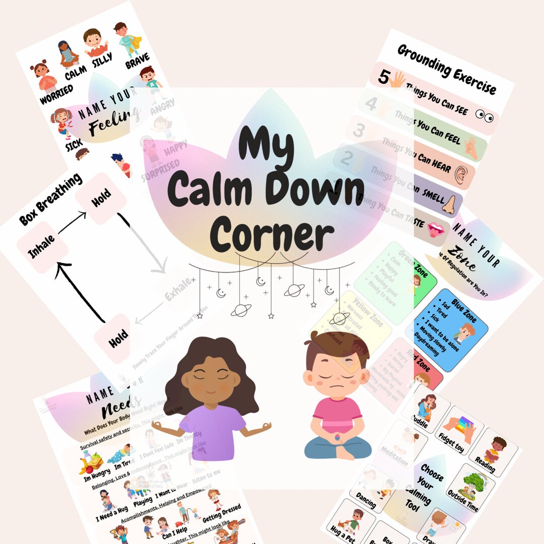 My Calm Down Corner - Etsy