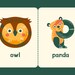 Wildlife Adventure: Animal Alphabet Flash Cards for Kids - Etsy