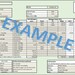 Expenses Claim Form green Excel Format google Sheet Compatible ...